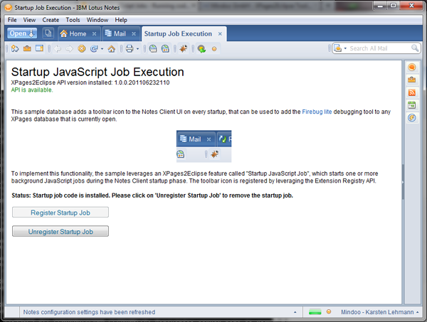 Startup JavaScript Jobs - Running code at client startup